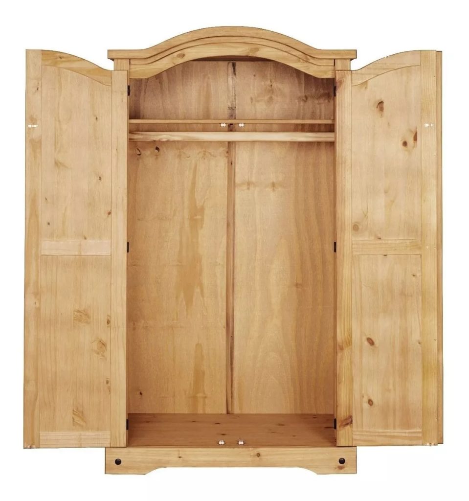 Ropero – Muebles Web – 2 Puertas – Línea Mexicana – Madera Maciza ...